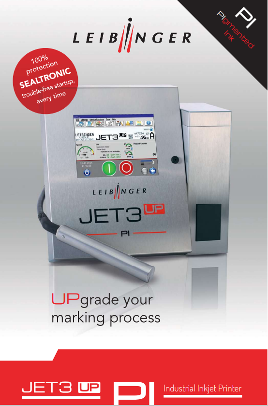 Industrijski ink-jet pisač LEIBINGER JET 3 UP PI (pigmentni) | Adheziv
